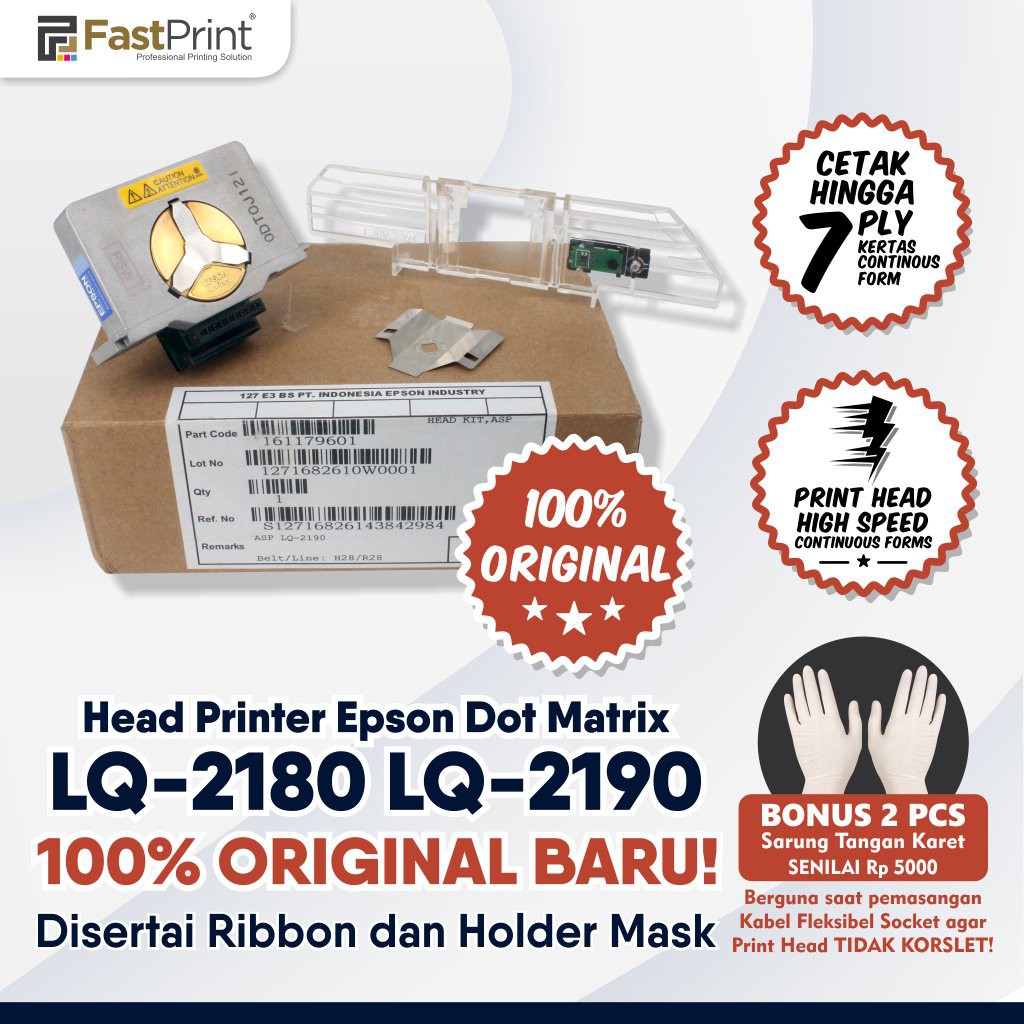 Jual Head Printer Epson Dot Matrix LQ2180 LQ2190 Original | Shopee ...
