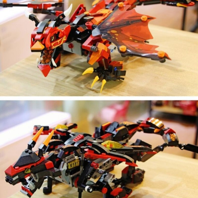 Jual Lego Block Ninjago Evil Dragon Hell Naga Api | Shopee Indonesia