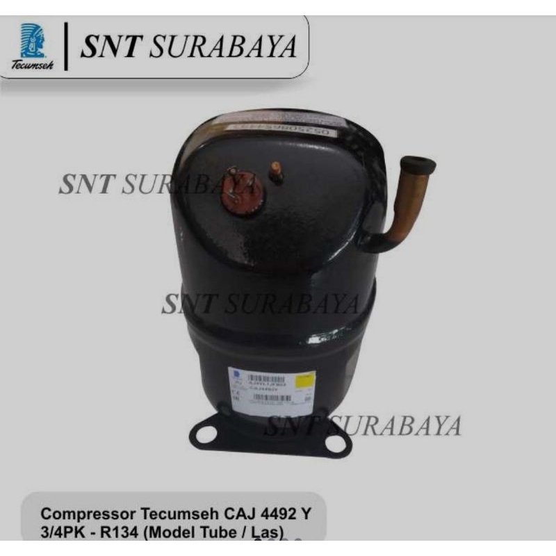 Jual KOMPRESOR MERK TECUMSEH CAJ 4492Y 3/4PK - R134 230V - KOMPRESOR ...