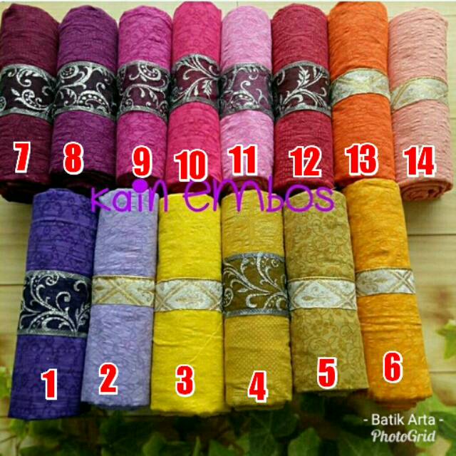 Jual Kain embos pilihan warna lain | Shopee Indonesia