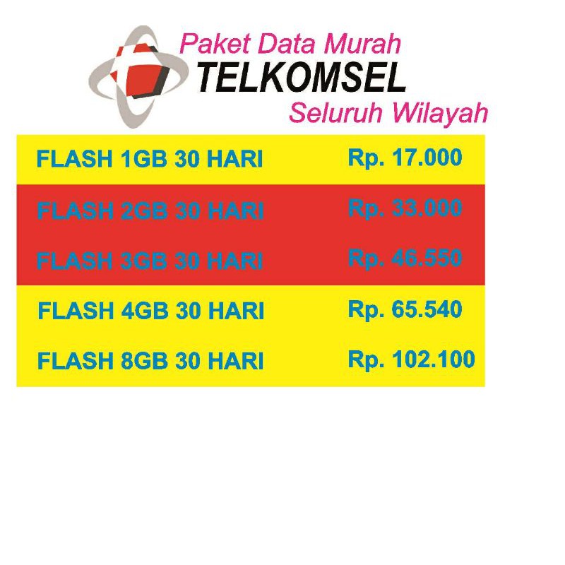 Jual Telkomsel Data Flash (Simpati/AS) | Shopee Indonesia