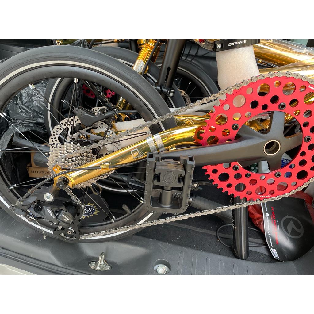 Jual Sepeda Lipat 16 Element Troy X 10 Speed Gold Chrome Special ...