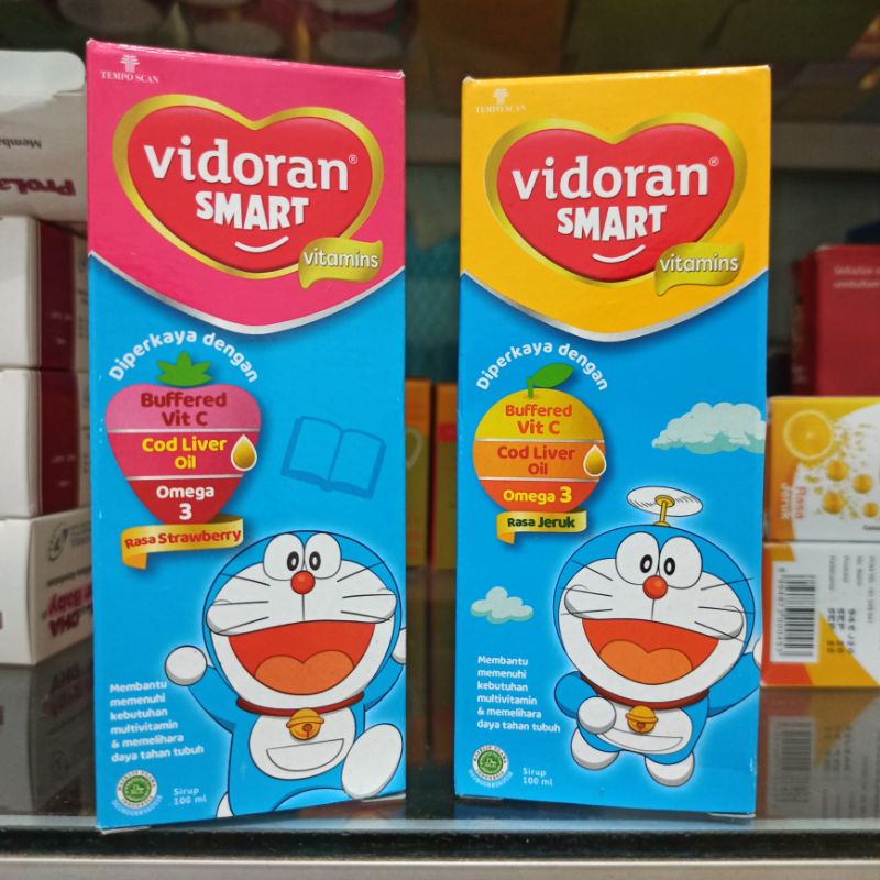 Jual ORIGINAL 100% VIDORAN Smart Vitamin anak SYRUP / SIRUP - 100ml ...