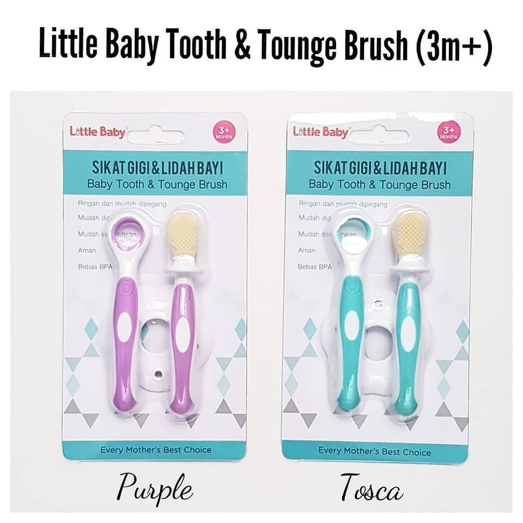 Jual Little baby sikat gigi & lidah bayi | Shopee Indonesia