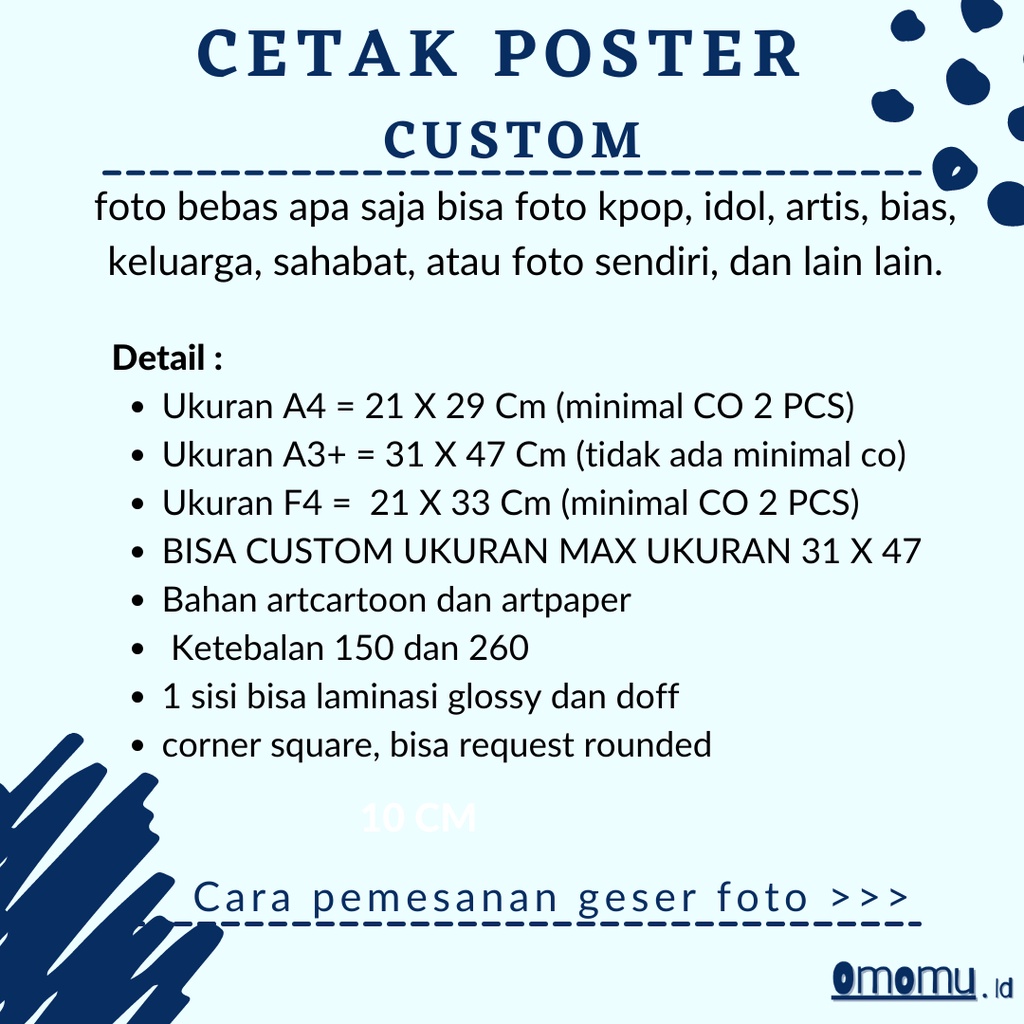 Harga cetak poster custom Terbaru Nov 2025 | BigGo Indonesia