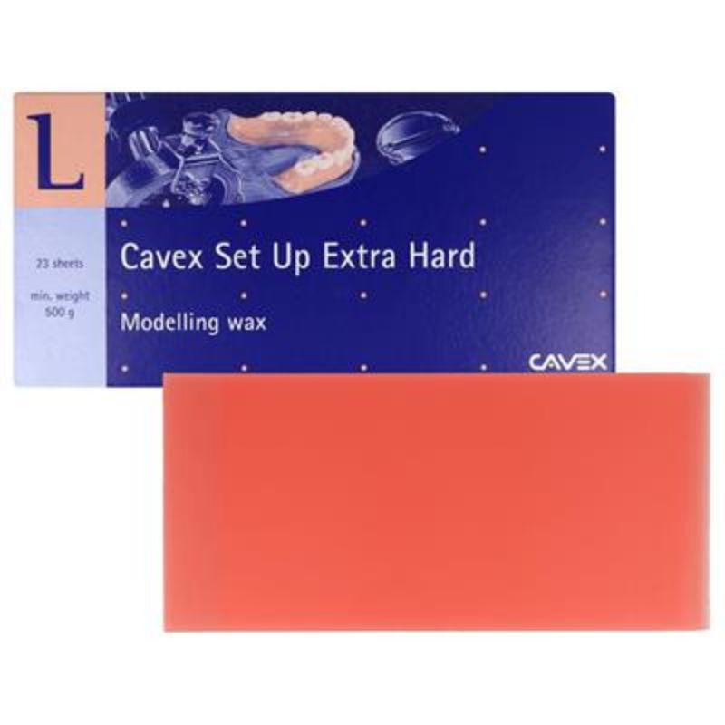 Jual Modeling wax Cavex Hard Set Up Prostodonsia 3 Lembar | Shopee ...