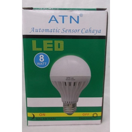 Jual Lampu LED Sensor Cahaya ATN 8w / Lampu Sensor Otomatis | Shopee ...