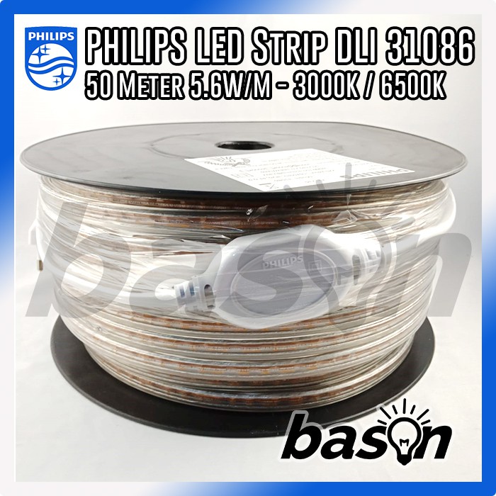 Jual PHILIPS LED Strip DLI 31086 LED Tape High Voltage 50Meter ...