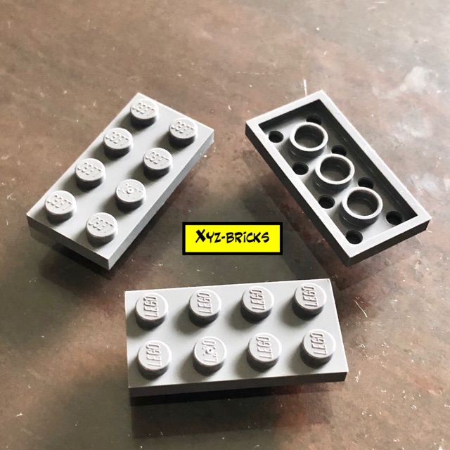 Jual LEGO PARTS 4211065 - Plate 2x4 DBG (Dark Bluish Grey) Indonesia ...