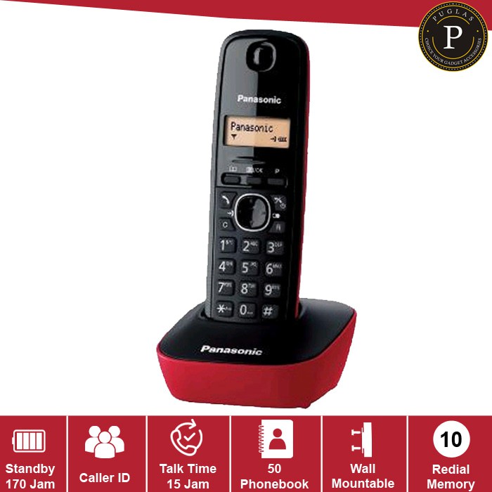 Jual Pesawat Telepon Wireless Panasonic KX-TG1611 Telephone Rumah ...