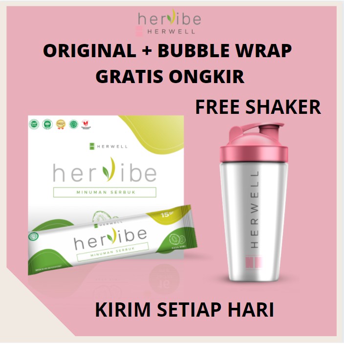 Jual HERVIBE OFFICIAL HERWELL ORIGINAL 1 BOX 16 SACHET FIBER PELANGSING ...