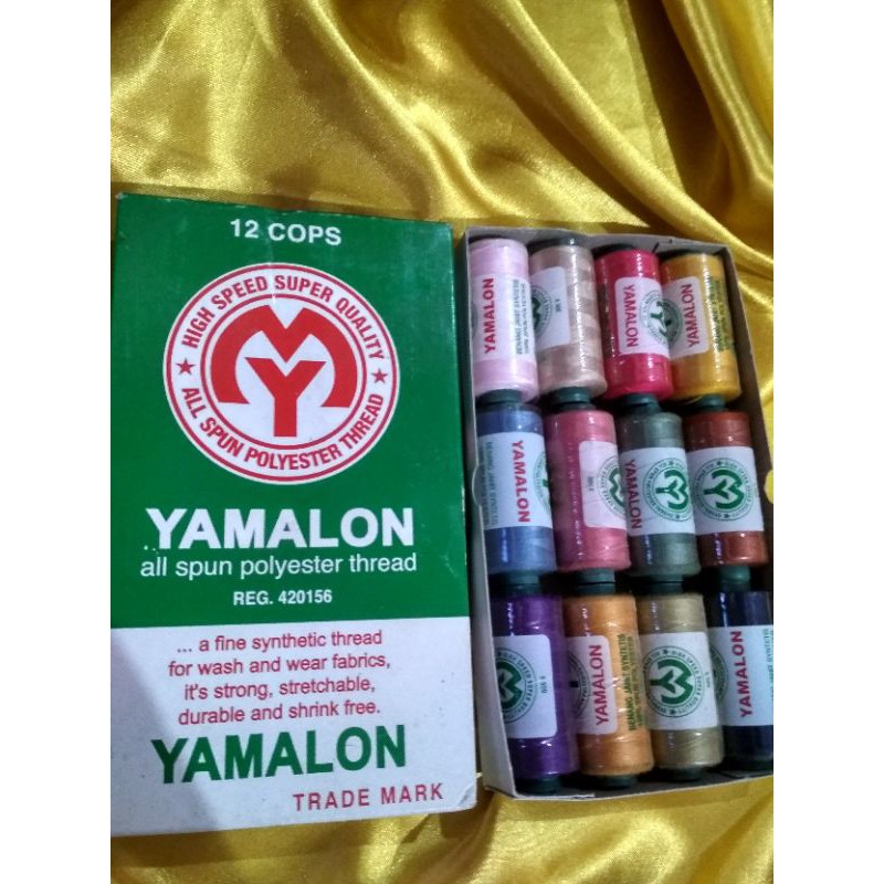 Jual benang jahit merk yamalon/ alat jahit/ benang baju/ | Shopee Indonesia