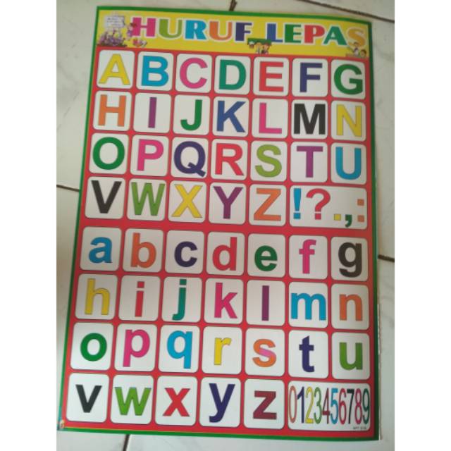 Jual Poster Abjad/Poster ABCD | Shopee Indonesia