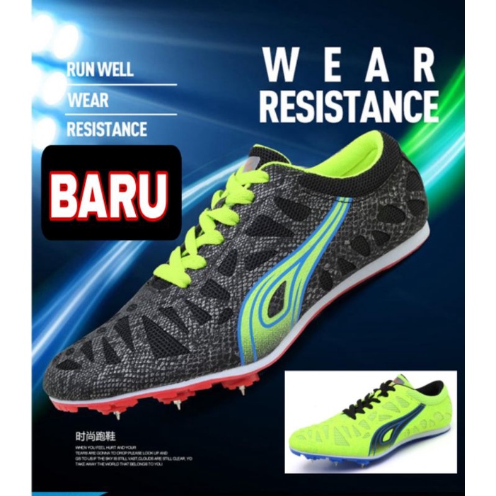 Jual sepatu spike lintasan lari jarak menengah jauh merk SHENYA ...