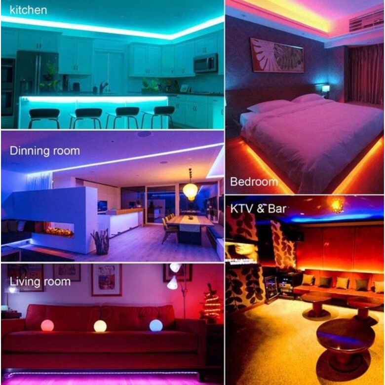 Jual Lampu LED Strip Hiasan kamar Tidur Aesthetic Lamp Lighting LED ...