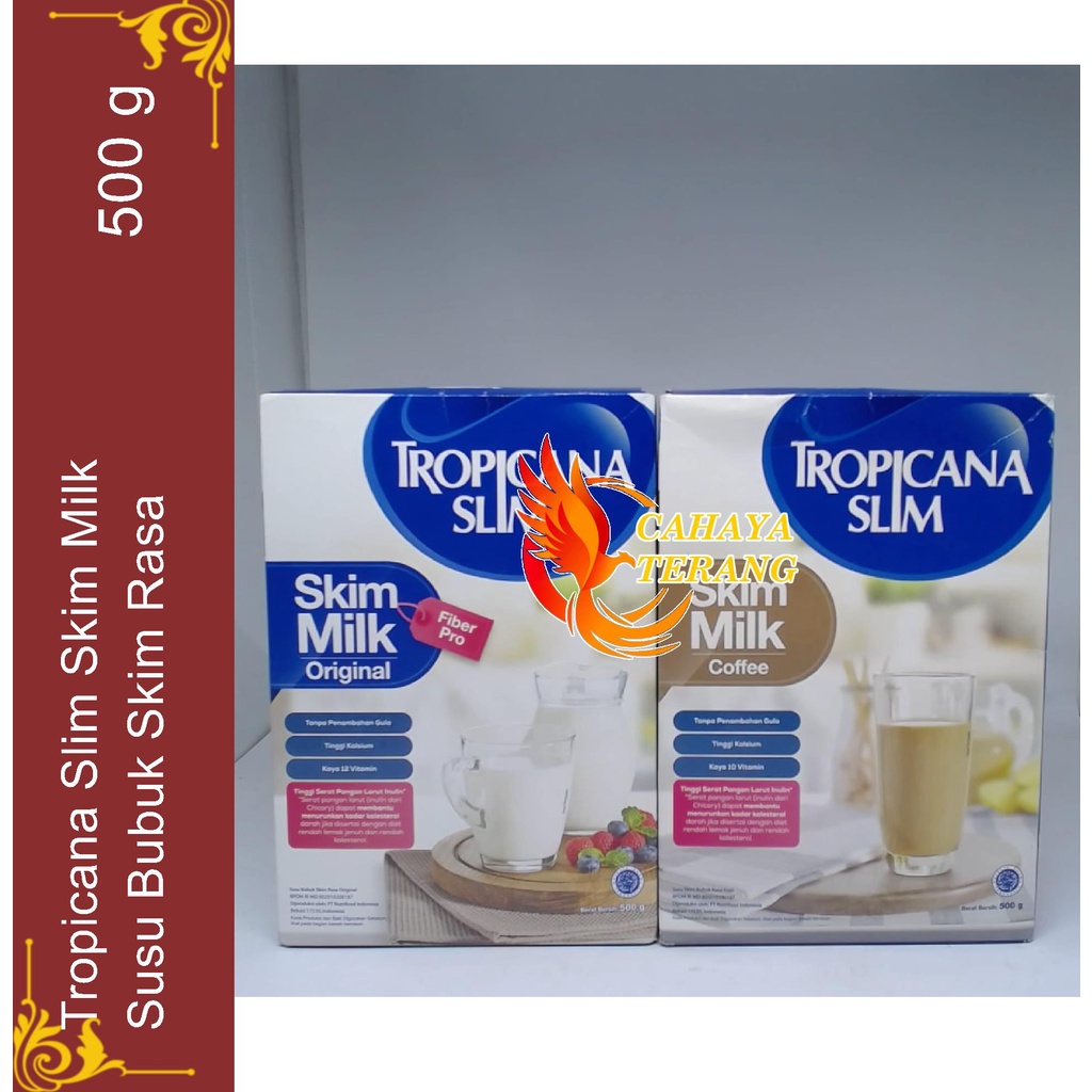 Jual Tropicana Slim Skim Milk Susu Bubuk 500 gram | Shopee Indonesia