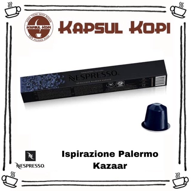 Jual Nespresso Ispirazione Palermo Kazaar Kapsul Kopi Coffee Capsule ...