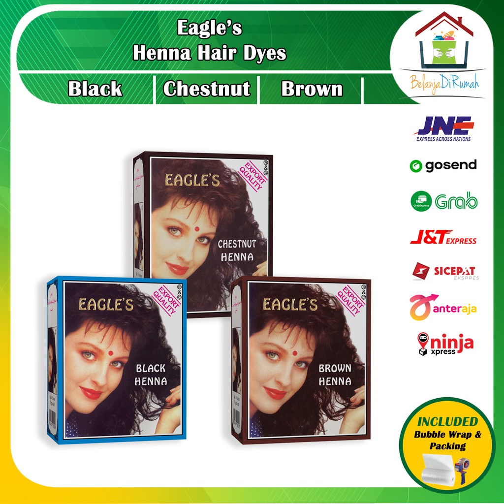 Jual Cat Rambut Eagles Henna Hair Dye 60gr Indonesia|Shopee Indonesia