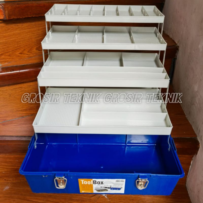 Jual Tools Box Shuter Original Taiwan Tool Box 4 Susun Bok Penyimpanan Alat Perkakas Montir ...