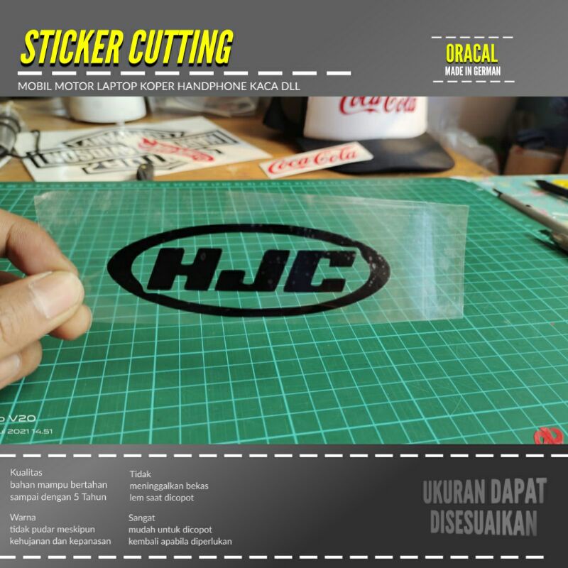 Jual STIKER HJC STIKER CUTTING TRANSPARAN LOGO DLL | Shopee Indonesia