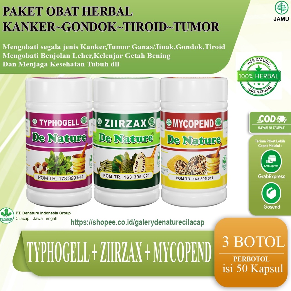 Jual TYPHOGELL ZIIRZAX MYCOPEND obat herbal Gondok beracun Tyroid ...