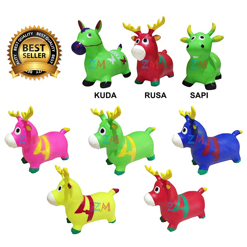 Jual MAINAN ANAK KUDA-KUDAAN KARET - ANIMAL JUMPING MUSIK DAN LAMPU ...