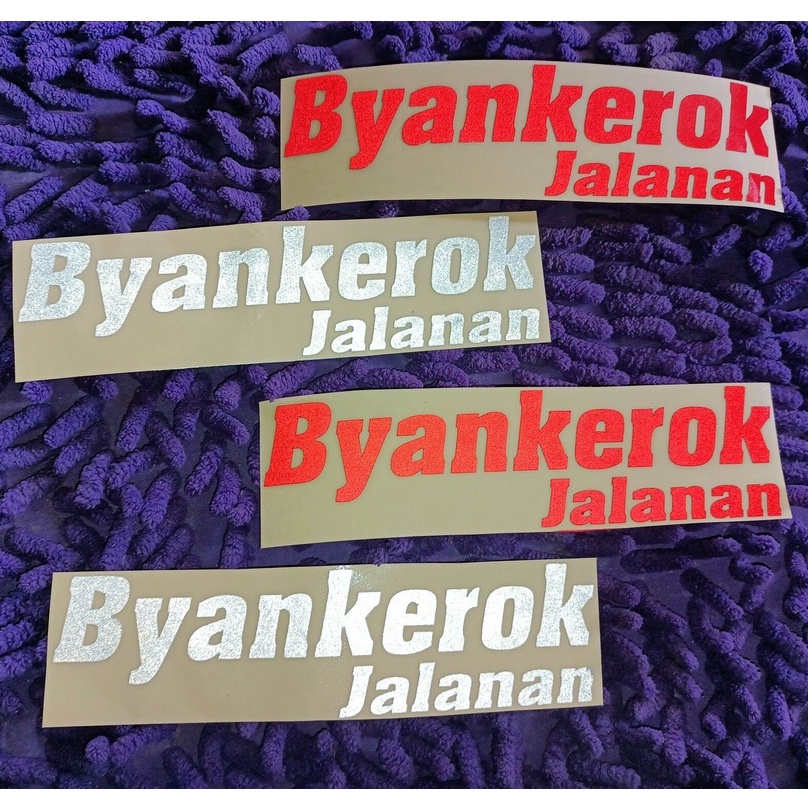 Jual Stiker Motor Tulisan Byankerok Jalanan Cutting RX King Stiker ...