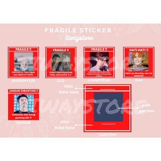 Jual STIKER FRAGILE KPOP LUCU NCT, EXO, BTS (isi 23 pcs) Indonesia ...