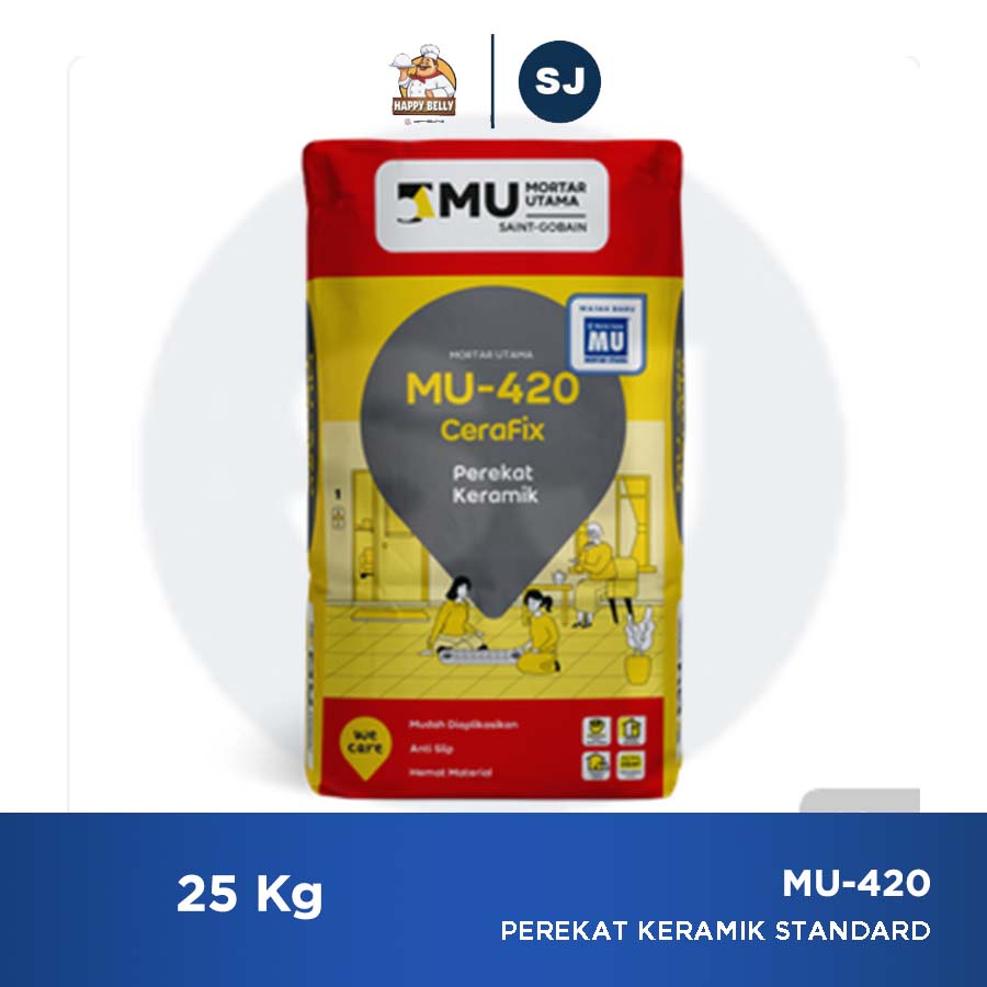 Jual MU-420 PEREKAT KERAMIK STANDARD 25 KG | Shopee Indonesia
