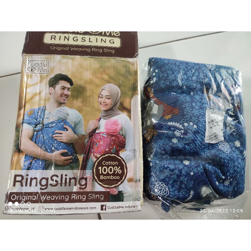 Jual ringsling cuddle me cuddleme ringsling bamboo Indonesia|Shopee ...