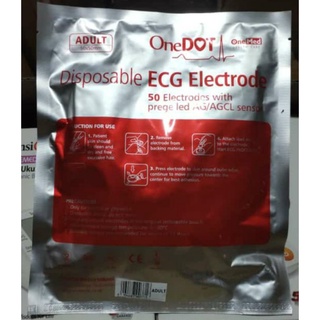 Jual OneDot ECG Elektrode , ECG Elektroda Onemed Pak isi 50pcs ...