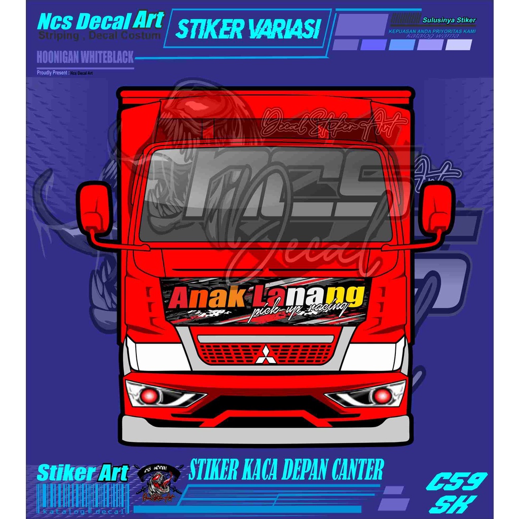 Jual Stiker Decal/Cutting Stiker Dada Depan Truk Canter Stiker Depan ... Jual Stiker Decal/Cutting Stiker Dada Depan Truk Canter Stiker Depan ...