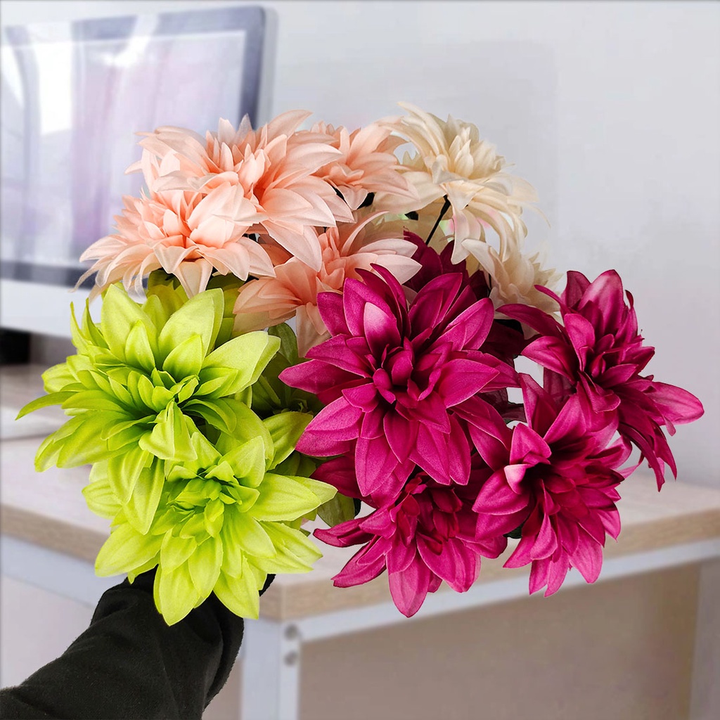 Jual Bunga Krisan Crisant Premium Jumbo SJ Cabang 5 Diamater 13 cm ...