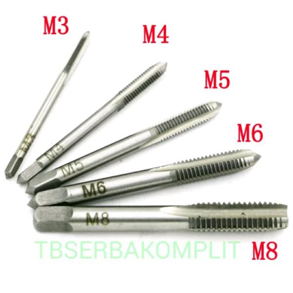 Jual Handtap M3x0.5 TOKI Hand Tap M3 x 0.5 ukuran M 3 x 0.5 Alat ...