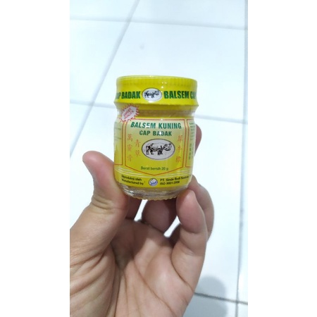 Jual balsem kuning cap badak 20g | Shopee Indonesia
