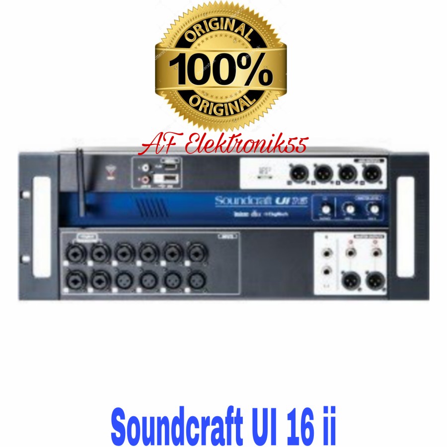 Jual Soundcraft Ui16 - Ui-16 - Ui 16 Digital Mixer with Wi-Fi Router ...
