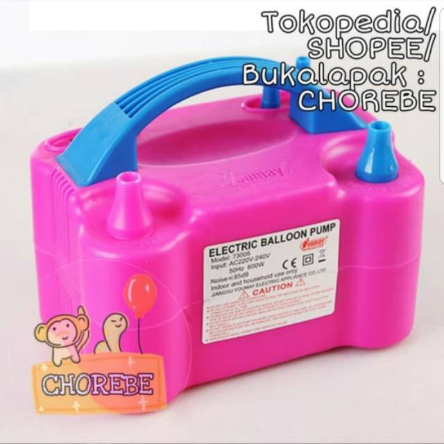 Jual Pompa Balon Elektrik / Electric Balloon Pump Indonesia|Shopee ...