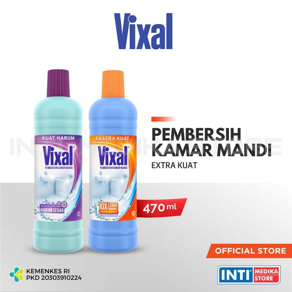 Jual VIXAL - Pembersih Kamar Mandi 470ml | Cairan Pembersih Kerak WC ...