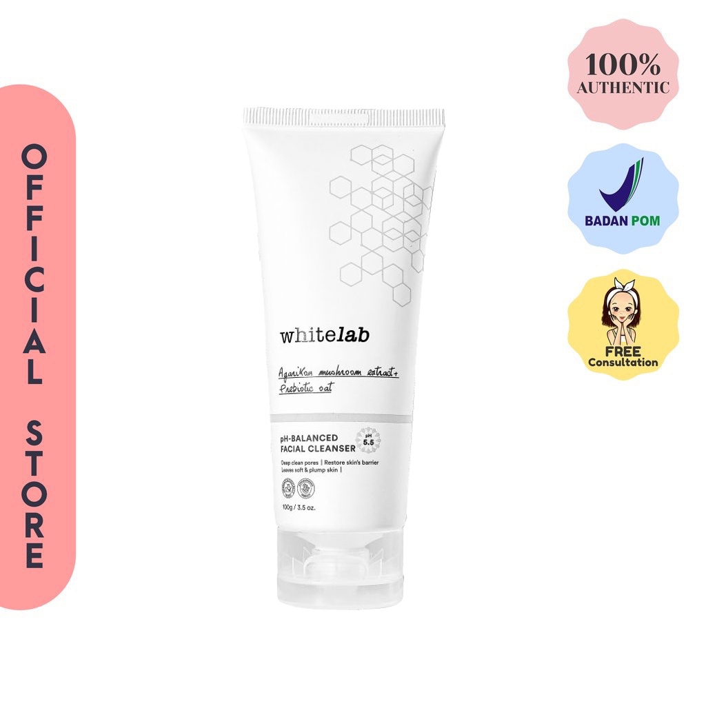 Jual WHITELAB pH-Balanced Facial Cleanser | Face Wash | Cuci Muka ...
