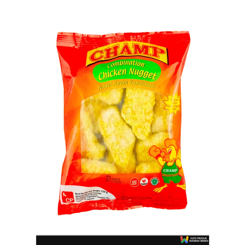 Jual Chicken Nugget Champ 250 gr | Shopee Indonesia