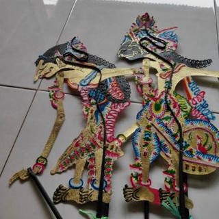 Jual WAYANG RAMA SINTA /WAYANG KULIT/ WAYANG PASANGAN / WAYANG STANDAR ...