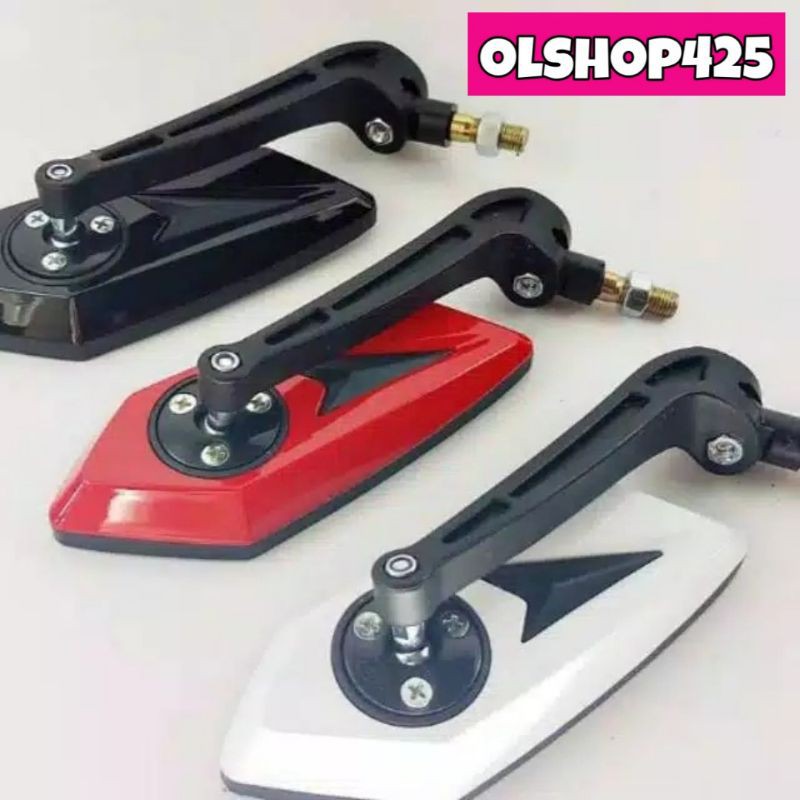 Jual Spion Motor Alevo Putar 360 Derajat Variasi Aksesoris | Shopee ...