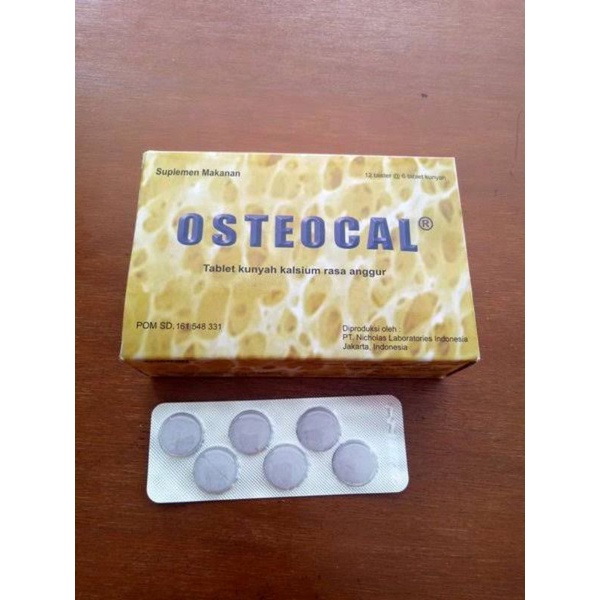 Jual OSTEOCAL STRIP ISI 6 (VITAMIN TULANG) | Shopee Indonesia