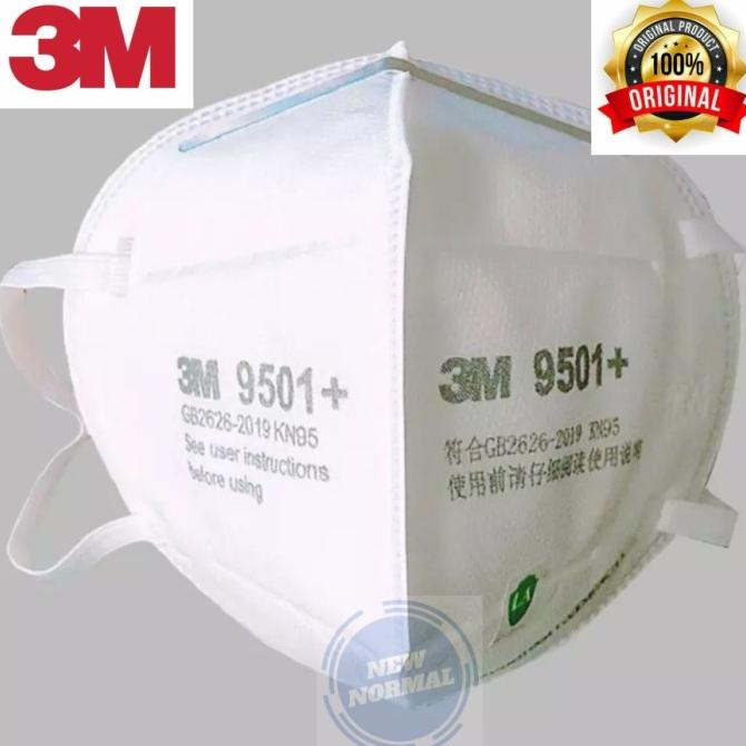 Jual GROSIR Masker 3M 9501+ KN95 N95 EARLOOP ORIGINAL 1 BOX 50 PCS ...