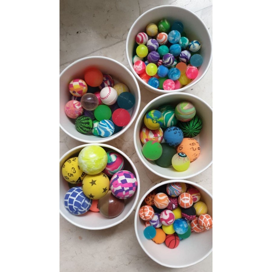 Jual Bola Bekel SATUAN Berbagai Ukuran Bouncing Balllll Bola Bekel ...