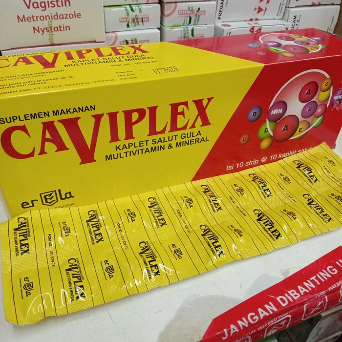 Jual Caviplex Multivitamin Bumil Murah perstrip 10 tablet exp 2022 ...