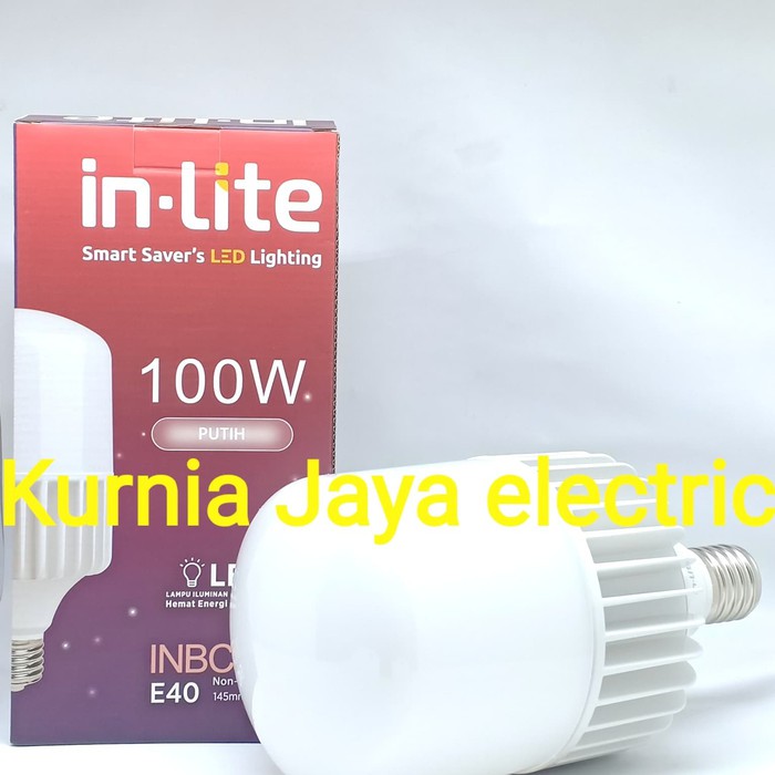 Jual Lampu LED Inlite Bulb Tabung Kapsul 100W Cool Daylight / Putih E40 ...