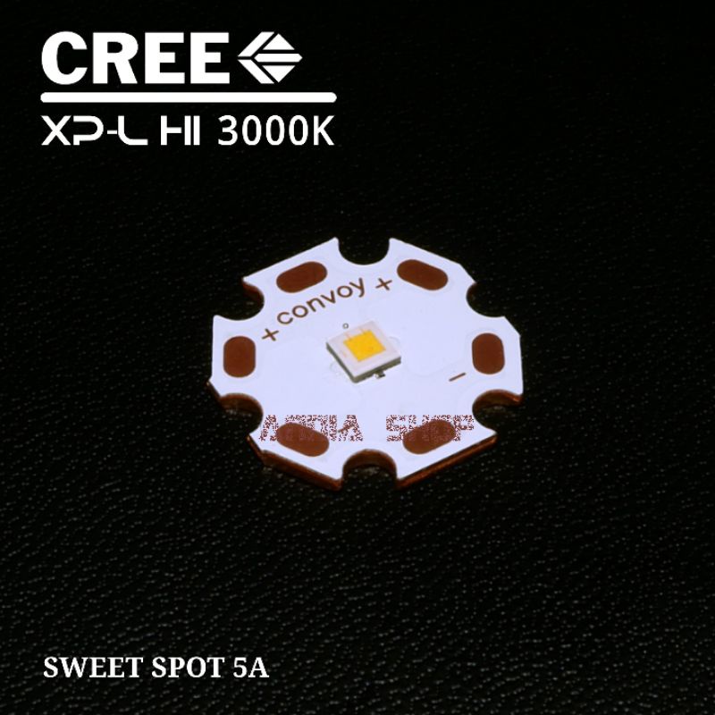 Jual CREE XP-L XPL HI KUNING 20MM TEMBAGA LED EMITTER COPPER PCB WARM ...