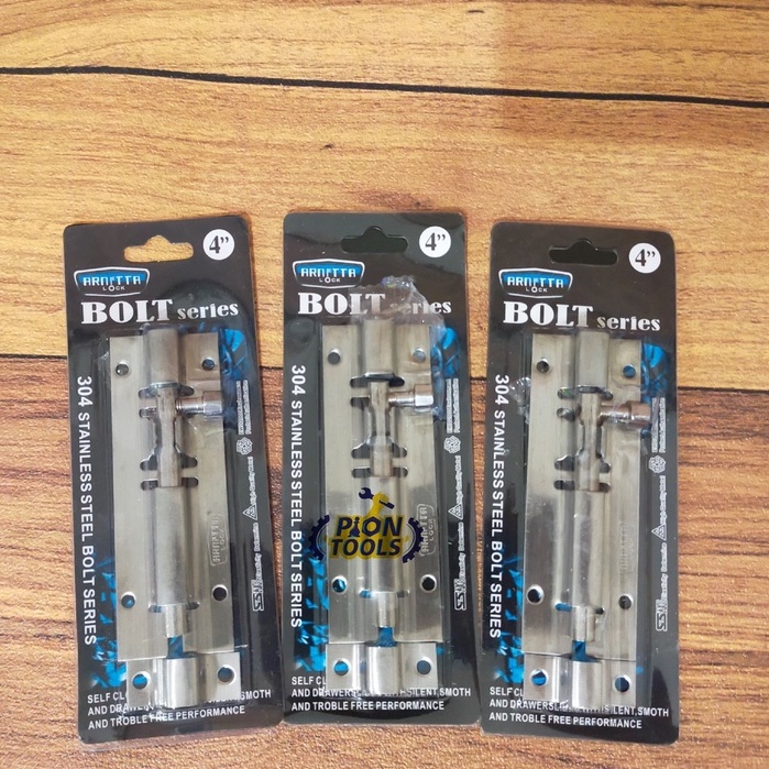 Jual ARNETTA GRENDEL 4" SLOT PINTU JENDELA STAINLESS SS 4 inch 10 cm ...