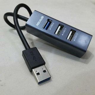 Jual Rexus RXH-320 - USB HUB 4PORT ( 1PORT USB 3.0 + 3PORT USB 2.0 ) | Shopee Indonesia